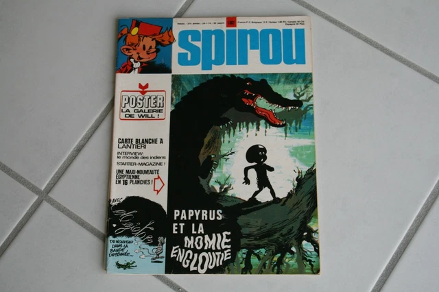 MAGAZINE SPIROU 1867 de 1974 papyrus de gieter EUR 1,00 - PicClick FR