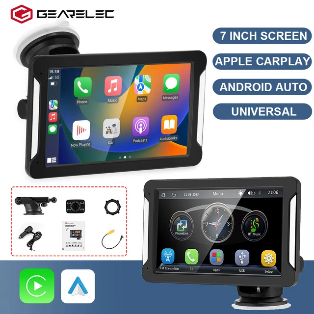 7'' PORTABLE WIRELESS Apple CarPlay Android Auto Touch Screen Car Radio ... 7'' PORTABLE WIRELESS Apple CarPlay Android Auto Touch Screen Car Radio ...
