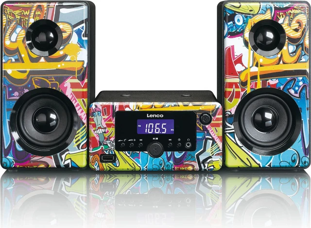 LENCO MC-020 TAGS - Mikro-Stereoanlage mit FM-Radio, Bluetooth®, USB ...