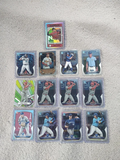 2023 BOWMAN DRAFT Baseball Chase Davis Blake Mitchell 1er lot ...