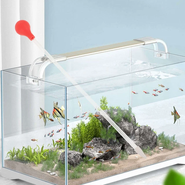 FISH EXCRETA CLEANER Fish Tank Coral Feeder Tube Liquid Fertilizer ...