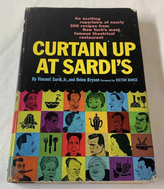 1957 VINCENT SARDI Jr, Helen Bryson Rideau En Haut À Sardi's ~ hc dj ...