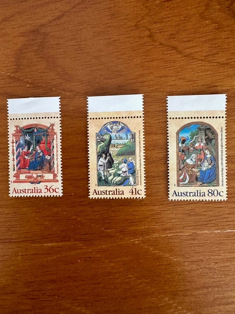 AUSTRALIAN STAMPS MINT Set - theme "Christmas 1989" 01/11/1989 - MH $2. ...