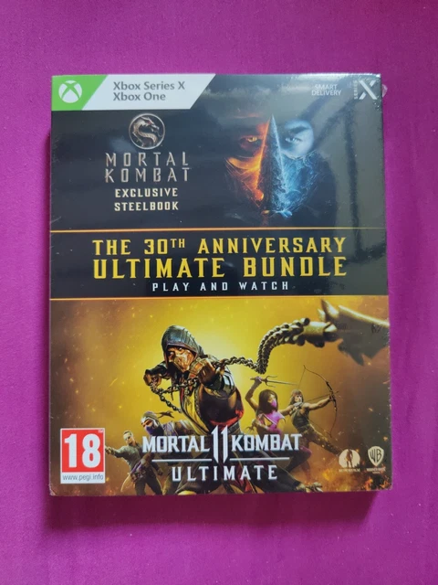 Mortal Kombat 11 Ultimate 30th Anniversary Steelbook Xbox One X 4k