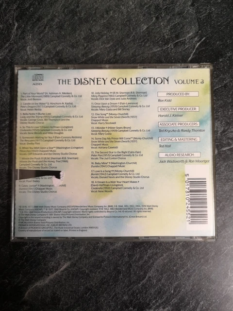 THE DISNEY COLLECTION volume 3 CD album vg/f free UK postage £4.37 ...