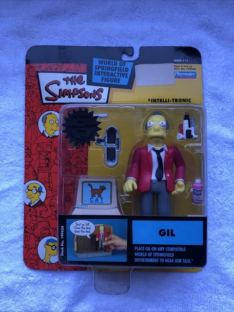 THE SIMPSONS GIL Gunderson Playmates Series 11 Interactive Figure $4.50 ...