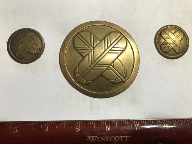 JAPANESE SAMURAI ARMOR Yoroi Kabuto Helmet Kamon Maedate Heraldic Crest ...