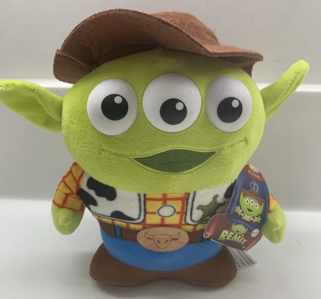 PIXAR REMIX Woody Toy Story Alien Remix Disney Store Plush Soft Toy Ne ...