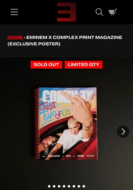 BILLIE EILISH EMINEM Complex Magazine Limited Edition Fall/Winter 2024 ...