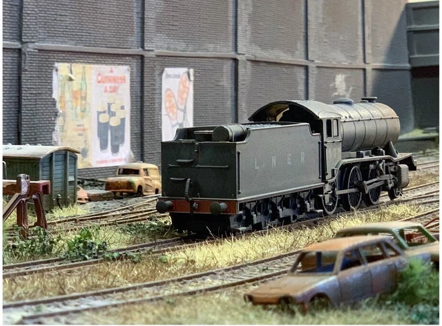OO GAUGE LOCOMOTIVE weathered LNER Gresley K3. Ref D4 £26.99 - PicClick UK