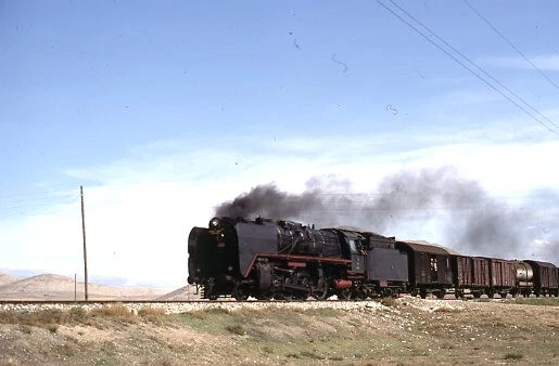 ORIGINAL COLOUR SLIDE of 46056 TCDD Turkish steam loco £3.83 - PicClick UK
