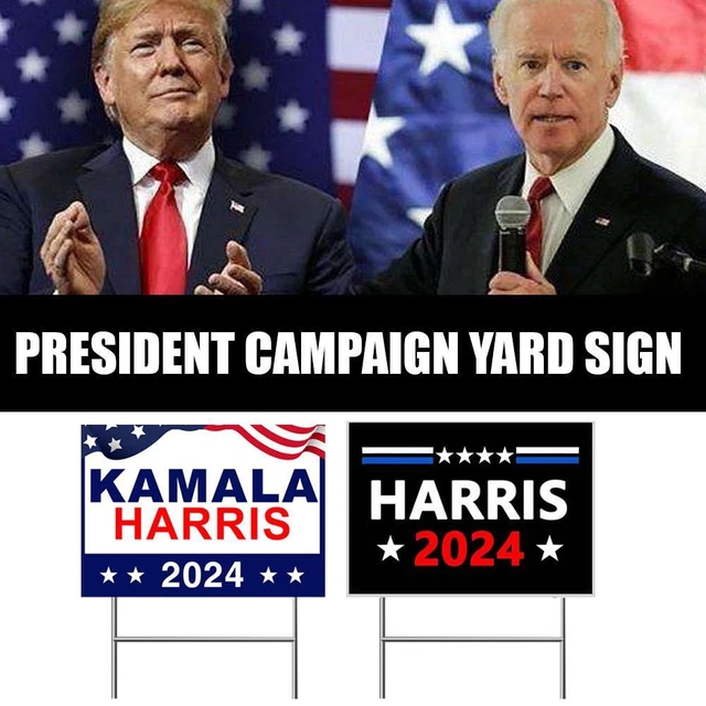 KAMALA HARRIS PRESIDENT Campaign 2024 Yard Sign,Outdoor Lawn Nice ...