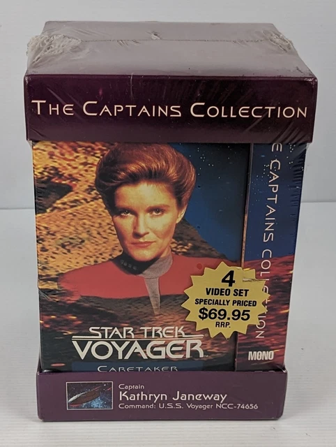 STAR TREK THE Captains Collection VHS Tape SEALED! Voyager Next Gen ...
