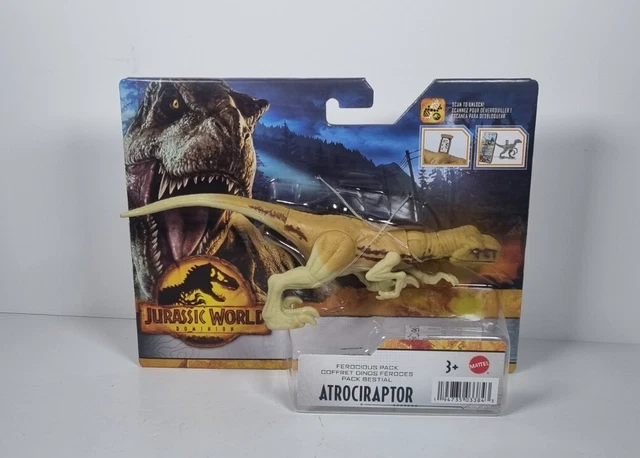 JURASSIC WORLD FEROCIOUS Pack Atrociraptor Dinosaur Figure | New And ...