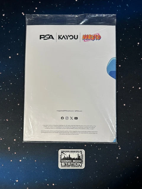 PSA MAGAZINE X Kayou Naruto Vol. 21 December 2025 Sealed Exclsuive Mz £ ...