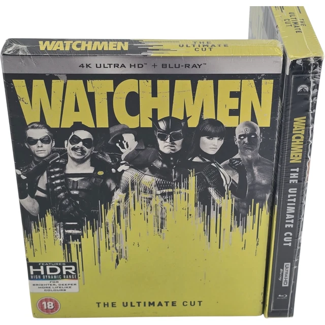 WATCHMEN STEELBOOK 4K Ultra HD + Blu-ray The Ultimate Cut Zavvi Ltd ...