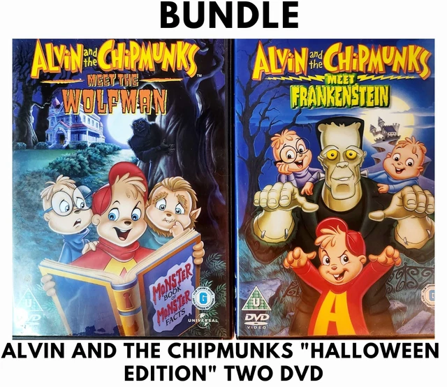 ALVIN AND THE CHIPMUNKS MEET THE WOLFMA AND FRANKENSTEIN "BUNDLE BUY ...