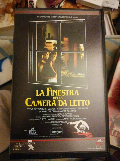 LA FINESTRA DELLA Camera Da Letto Vhs Raro Isabelle Huppert Steve ...