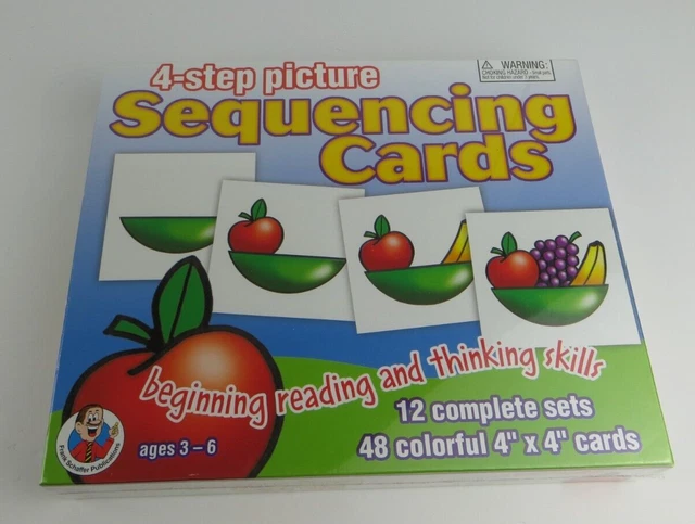 FRANK SCHAFFER 4-STEP Picture Sequencing Cards Beginning Reading ...