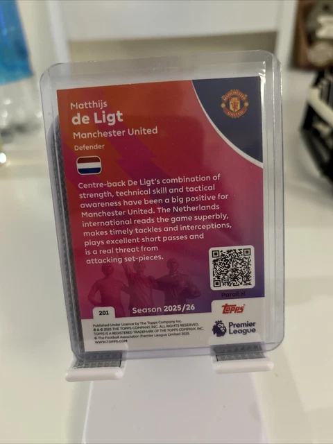 TOPPS 2026 PREMIER League Football Trading Cards De Light O5/50 £26.68 - PicClick UK