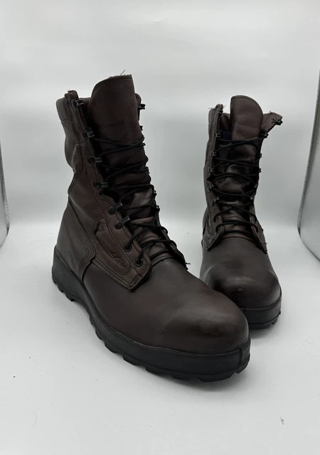 BELLEVILLE US “NAVY Aviator”Chocolate Brown Steel Toe Boot 339ST Mens ...