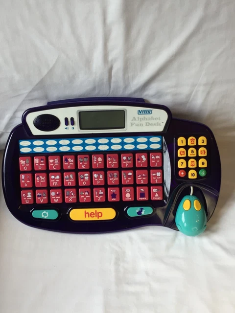 VTECH FUN DESK First Computer Toy With Mouse Fully Tested Working Order ...
