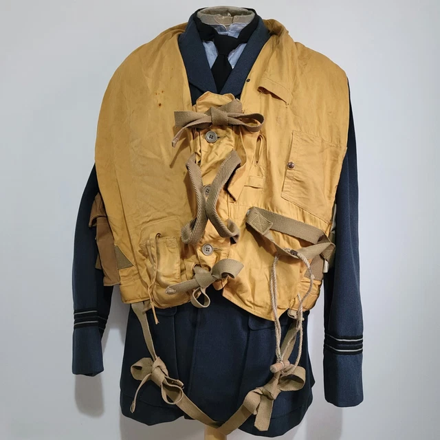 WW2 RAF 1941 Mae West Life Preserver, Wwii Pattern Life Jacket Pilot ...