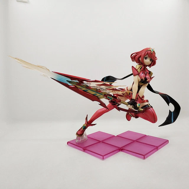 XENOBLADE CHRONICLES MYTHRA Hikari ＆ Pyra Homura sword 1/7 PVC figure ...