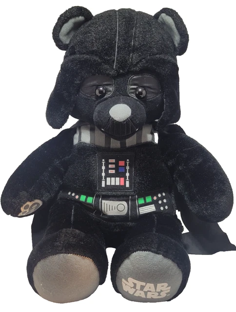 BUILD A BEAR Star Wars Darth Vader Teddy Bear 18"Plush Cuddly Soft Toy ...