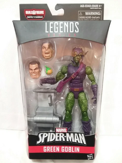 MARVEL LEGENDS GREEN GOBLIN - Spider-Man SANDMAN BAF Series 6" Figure ...