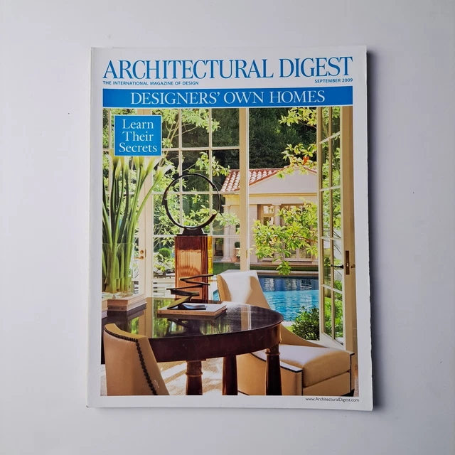 ARCHITECTURAL DIGEST SEPTEMBER 2002 Designers' Own Homes, Interior ...