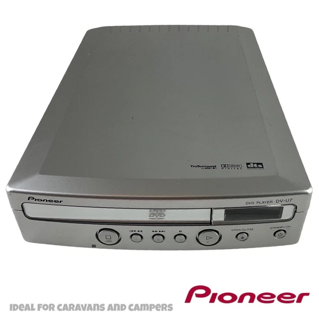 PIONEER DV-U7 DVD/CD Player Caravan Campervan Slimline Dolby Pre-loved ...