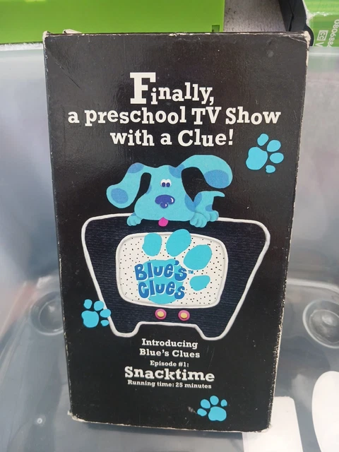 BLUES CLUES SNACKTIME VHS £37.07 - PicClick UK