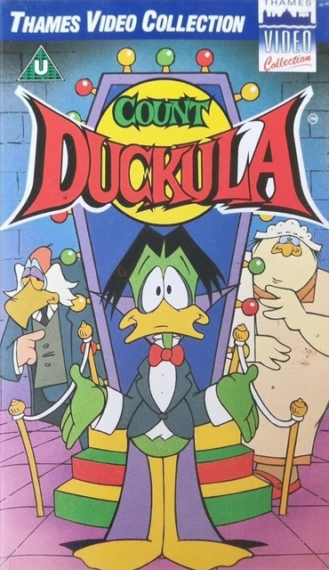 COUNT DUCKULA (VHS) No Sax Please, Mutinous Penguins, One Stormy Night ...