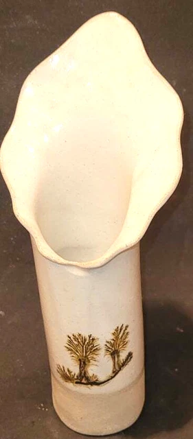 STUDIO POTTERY VASE by Padarn Pottery of Snowdonia Wales flared top £6. ...