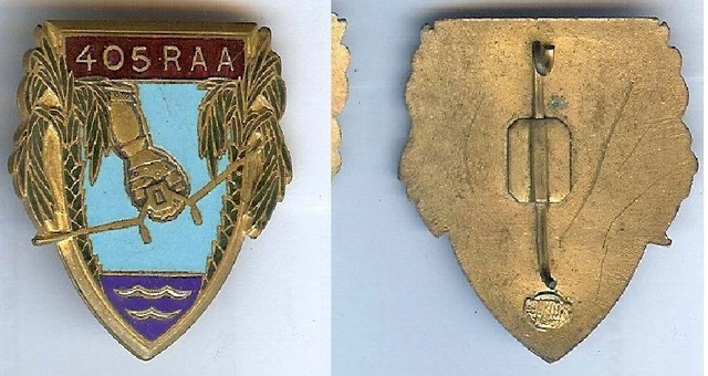 ARTILLERY - 405° RAA Regiment Anti-Aircraft Artillery Enamel VARIANT ...