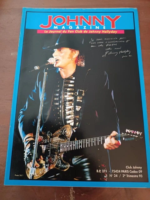 JOHNNY HALLYDAY - Magazine Fan Club 1993 N°24 EUR 8,50 - PicClick FR