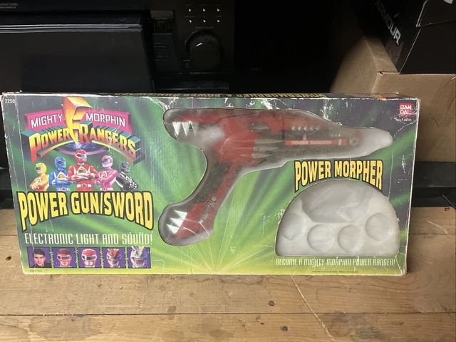 BANDAI MIGHTY MORPHIN Power Rangers Powermorpher and Power Gun/Sword ...