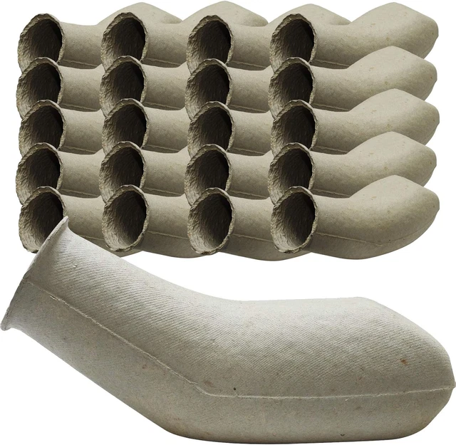 DISPOSABLE CARDBOARD PULP Maceraterable Male Urine Urinal Bottle 20 ...