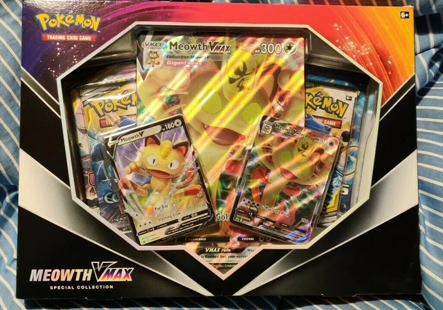 POKEMON TCG: MEOWTH VMAX Special Collection Box - New and Sealed EUR 86 ...