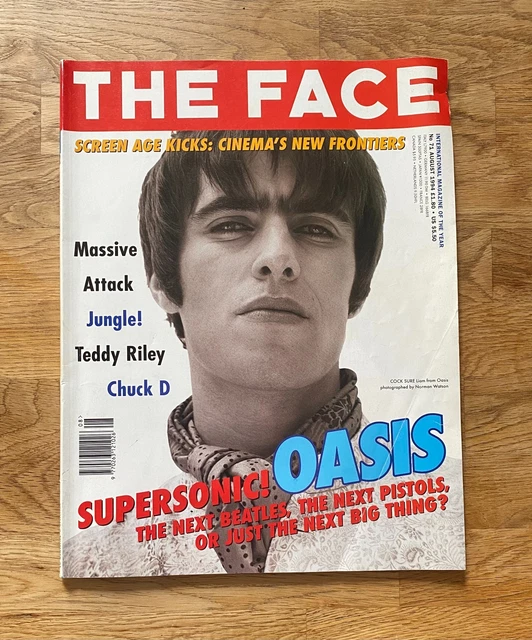 FACE MAGAZINE - Supersonic Issue - Liam Gallagher - Oasis - Aug 1994 ...