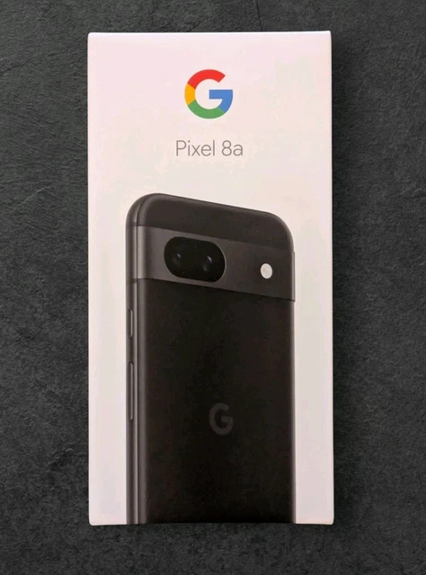 GOOGLE PIXEL 8A Obsidian Black 128GB Unlocked New & Sealed £302.26 - PicClick UK