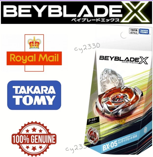 BX-05 GENUINE TAKARA Tomy Official BEYBLADE X Booster Wizard Arrow 4-80B Red £21.98 - PicClick UK