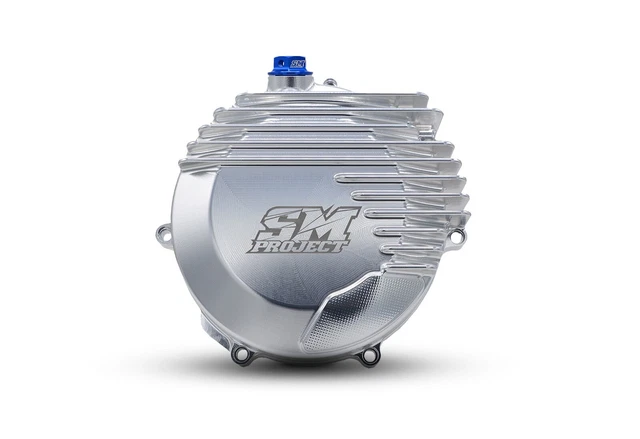 SM PROJECT CARTER Moteur Embrayage Argent + Bouchon Tm Racing En MX Smx ...