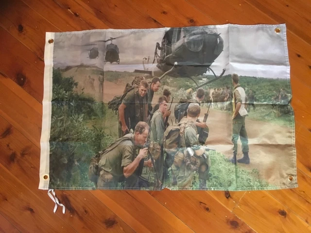 7 RAR AUSTRALIAN ARMY poster banner Man cave WALL HANGING flag Vietnam ...