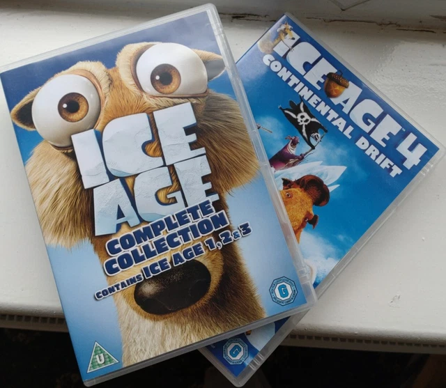 ICE AGE: COMPLETE Movie Collection 1, 2, 3 & 4 DVD BOX SET (2012) £4.99 ...