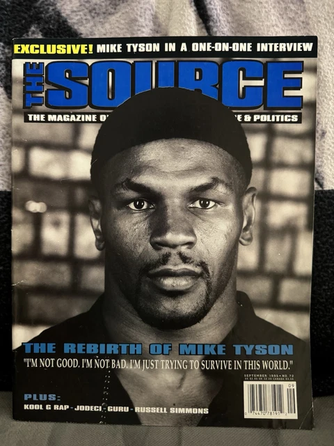 RARE THE SOURCE Magazine September 1995 No. 72 Mike Tyson Cover £41.79 - PicClick UK