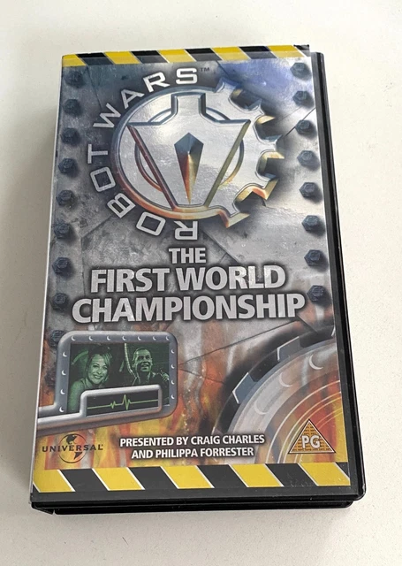 ROBOT WARS-THE FIRST World Championship Vhs- 2000-Craig Charles-Vg+ £16 ...