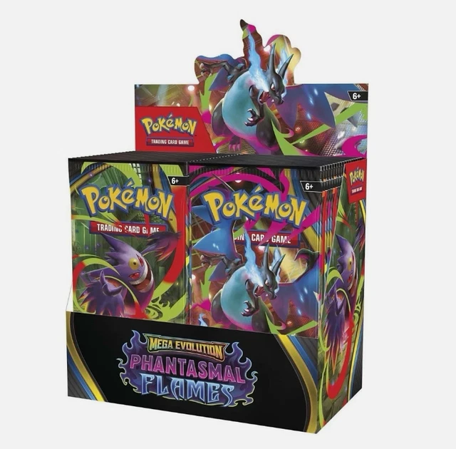 IN HAND POKEMON Mega Evolution Phantasmal Flames Booster Display Box 36 ...
