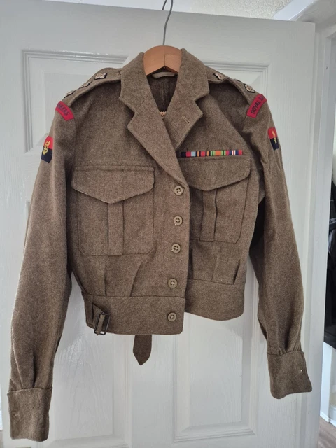 ORIGINAL WW2 STYLE British Army Battledress Jacket. Royal Engineers ...
